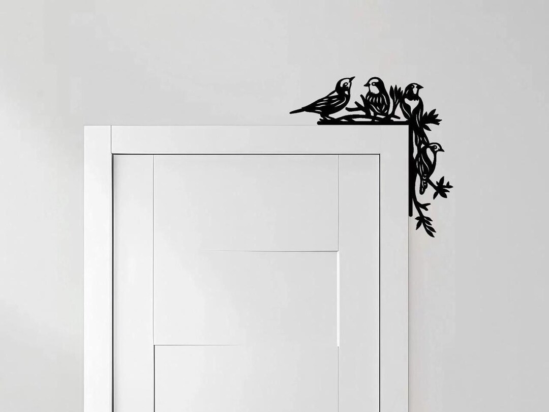 Birds 2 Door Topper, Door Corner, Door Trim, Cardinals, Flamingos ...