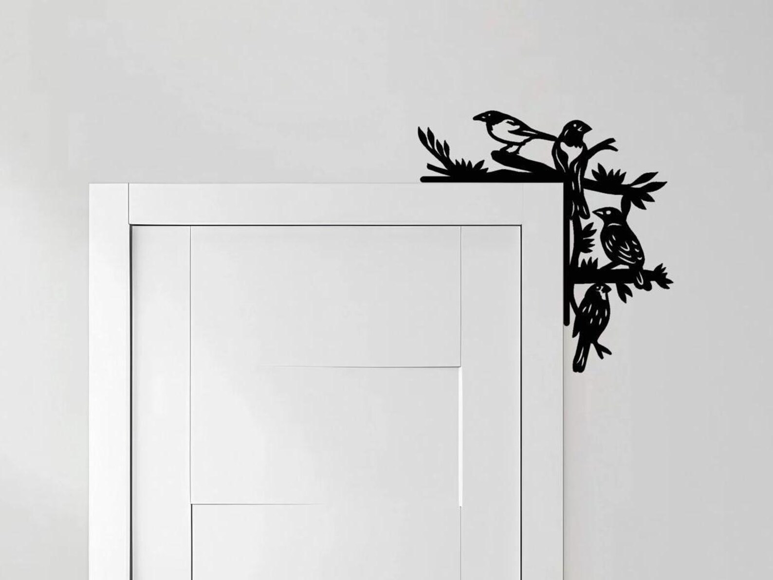 Birds Door Topper, Door Corner, Door Trim, Cardinals, Flamingos ...