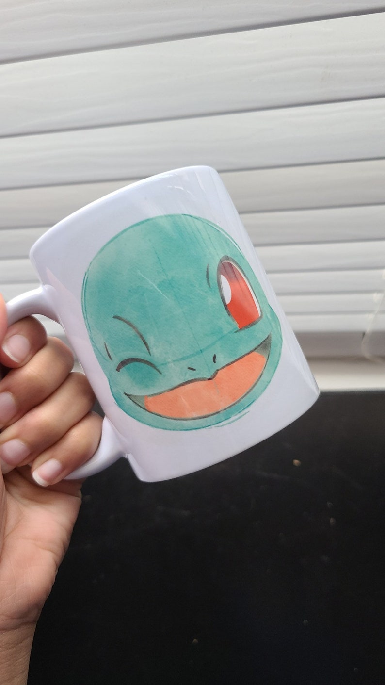 Pokémon Squirtle Digital Watercolor Art Print With Outline | Etsy