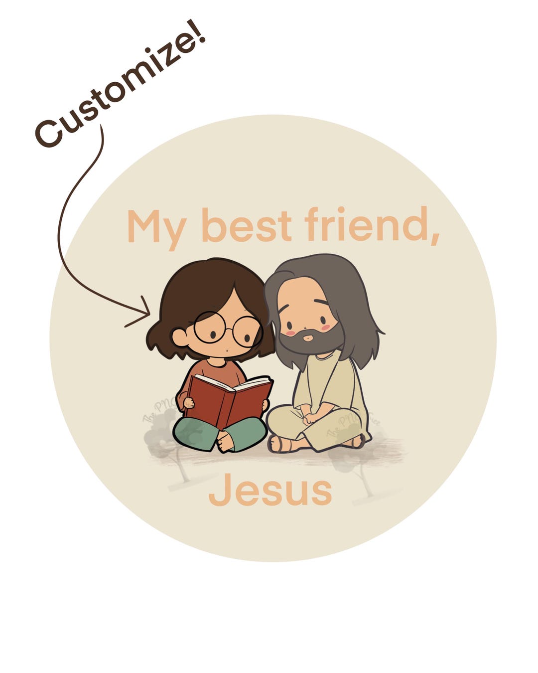 Custom My Best Friend Jesus PNG Digital Download, Personalized ...