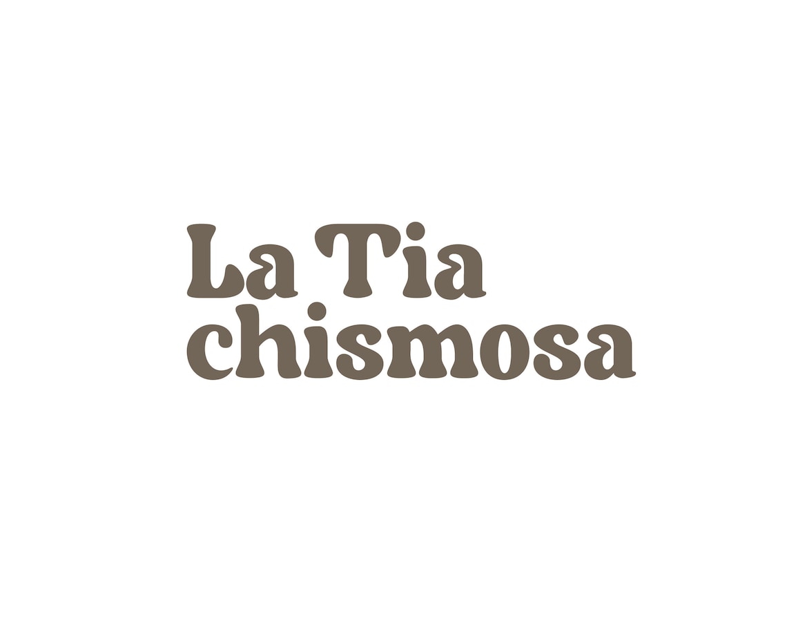 La Tia Chismosa Svg Png Files - Etsy