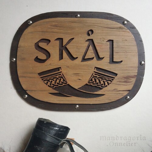 Skål Bar Sign Viking Home Decor Skal Norse Gift Drinking - Etsy