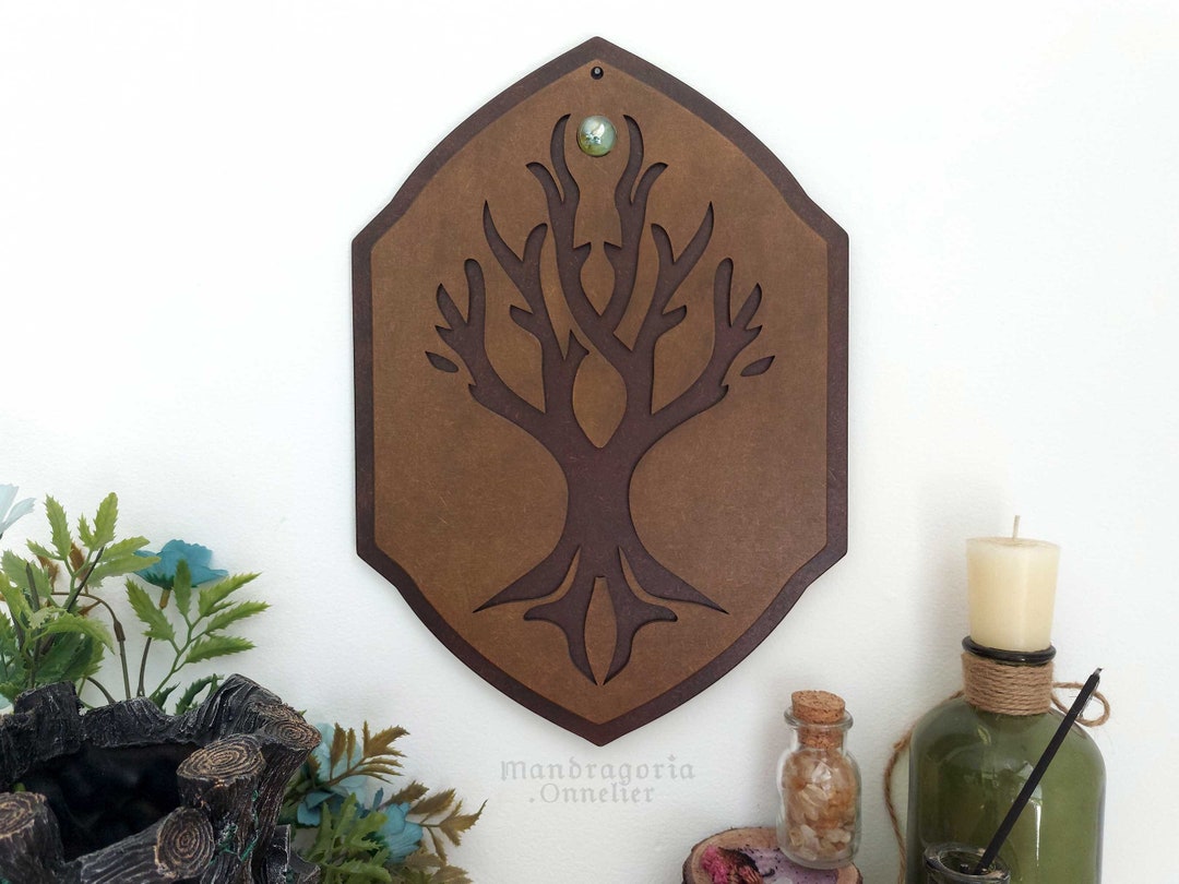 YGGDRASIL Sign, Tree of Life Home Decoration, Tree Symbol Plaque ...