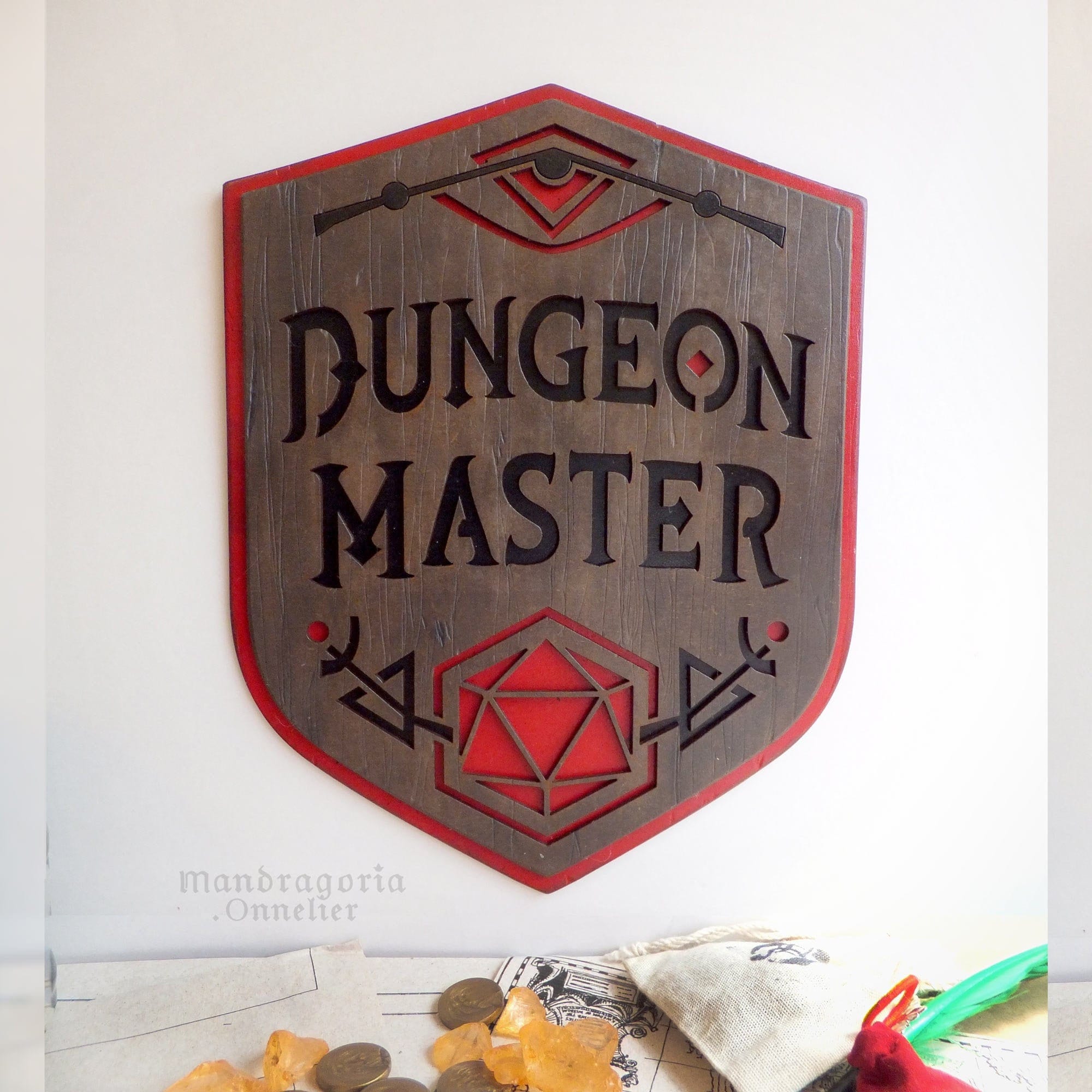 Dungeon Master Sign Medieval Fantasy Home Decor D&D Gifts - Etsy