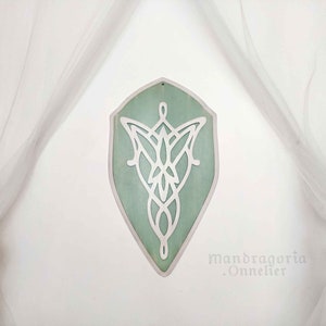 Lord of the Rings Wall Art, Elven Bedroom Decor, Arwen Symbol Plaque ...