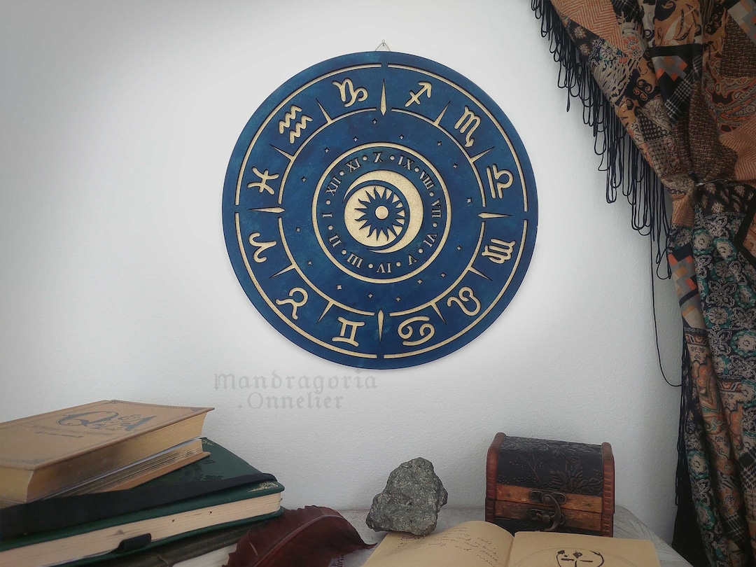 ASTROLOGY Sign Decor, Whimsigoth Witch, Celestial Decoration, Zodiac ...