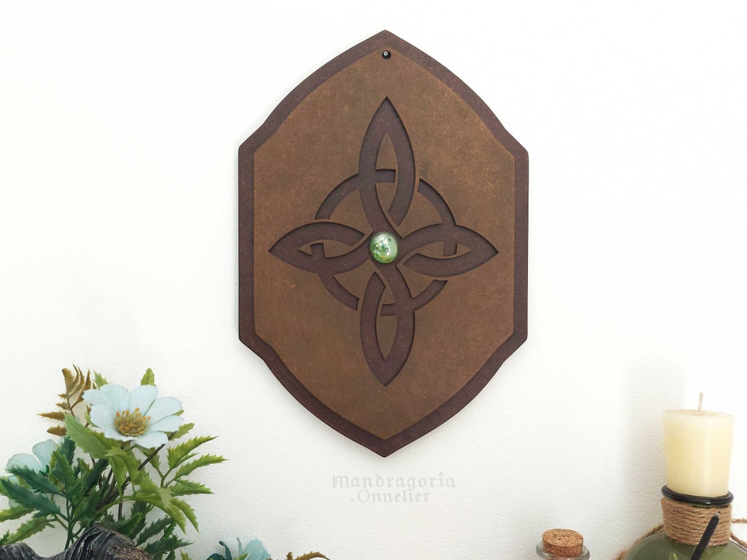 Witchy Wall Decor Plaque, Witch's Knot Symbol Wall Sign, Home ...