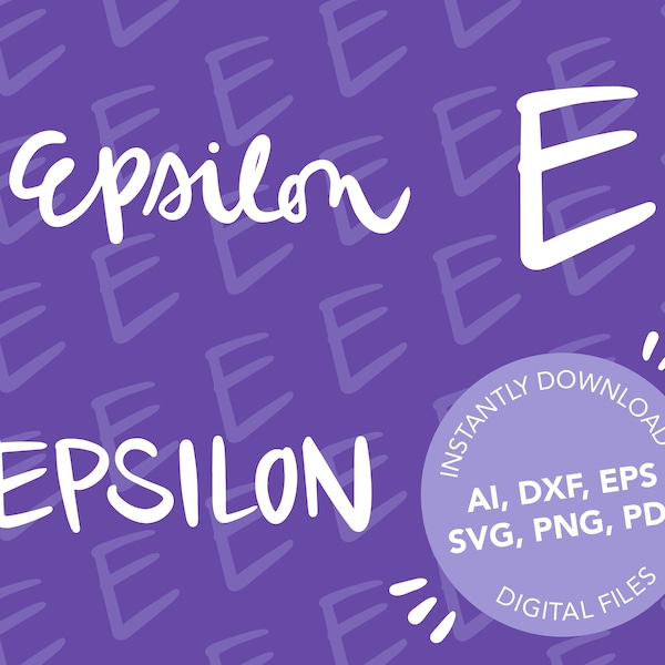 Epsilon Svg - Etsy