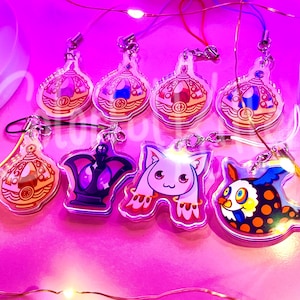 Puella Magi Madoka Magica Holographic Soul Gem Cell Charms 1.5in (3.8cm ...