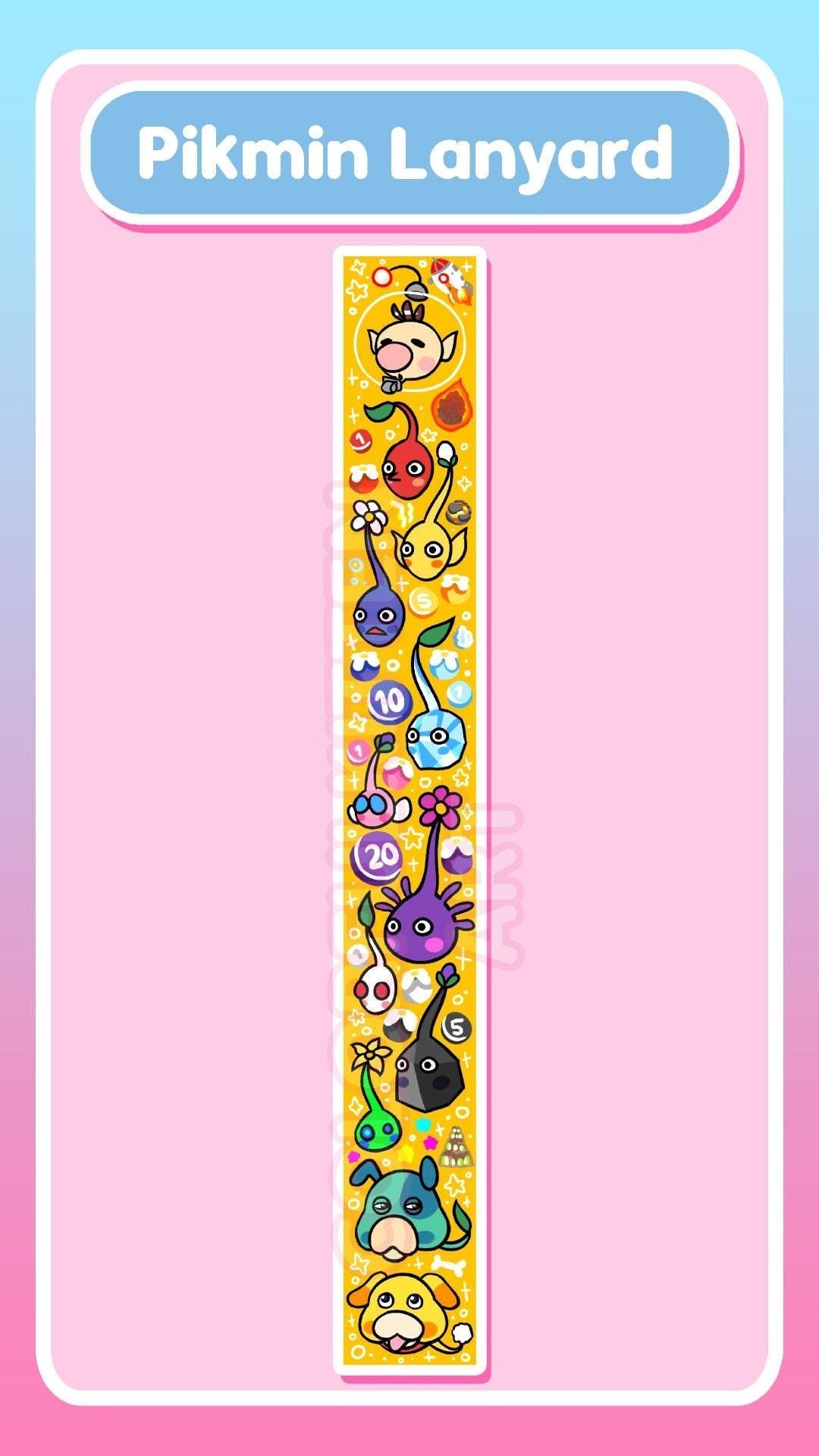 Pikmin Olimar Moss and Oatchi Convention Badge Keys 2.5cm Lanyard - Etsy