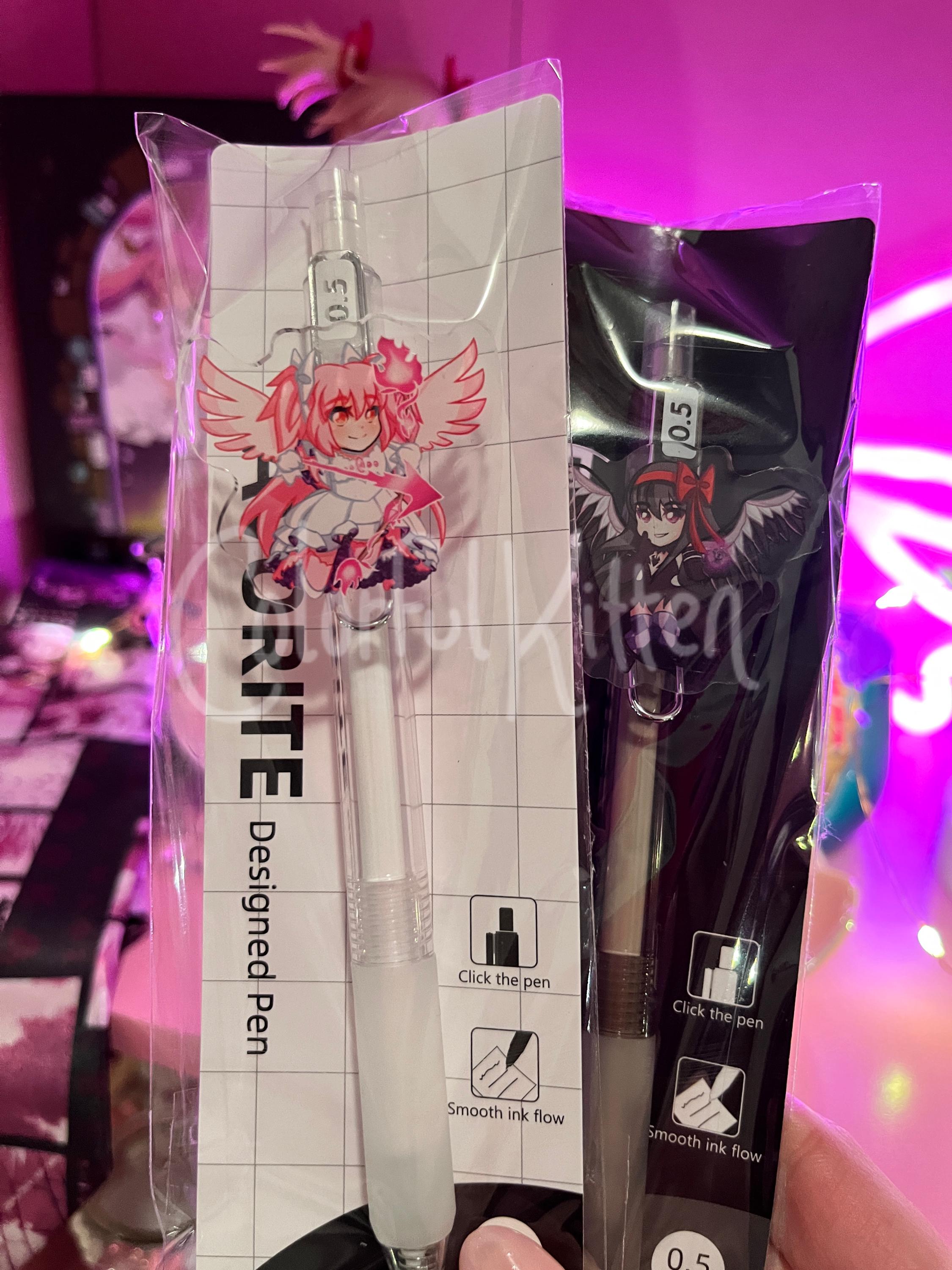 Madohomu Madoka Kaname Homura Akemi 5.0 Ballpoint Pen Puella Magi ...