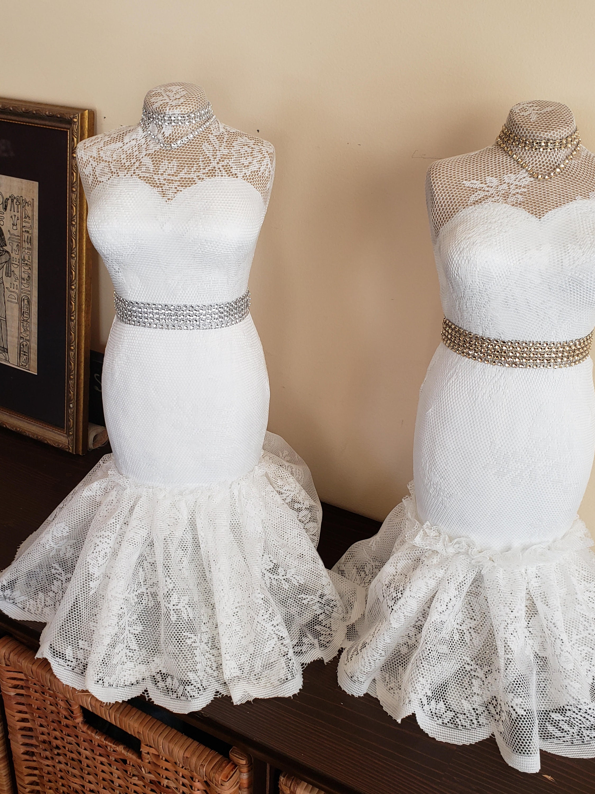 Bridal/party Mannequin Centerpieces - Etsy
