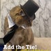 Dark Brown Large Top Hat Cat Hat FREE SHIPPING - Etsy