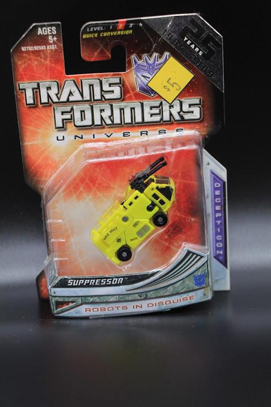 Vintage Transformer - Suppressor- Decepticon - Mini-con - in Box ...