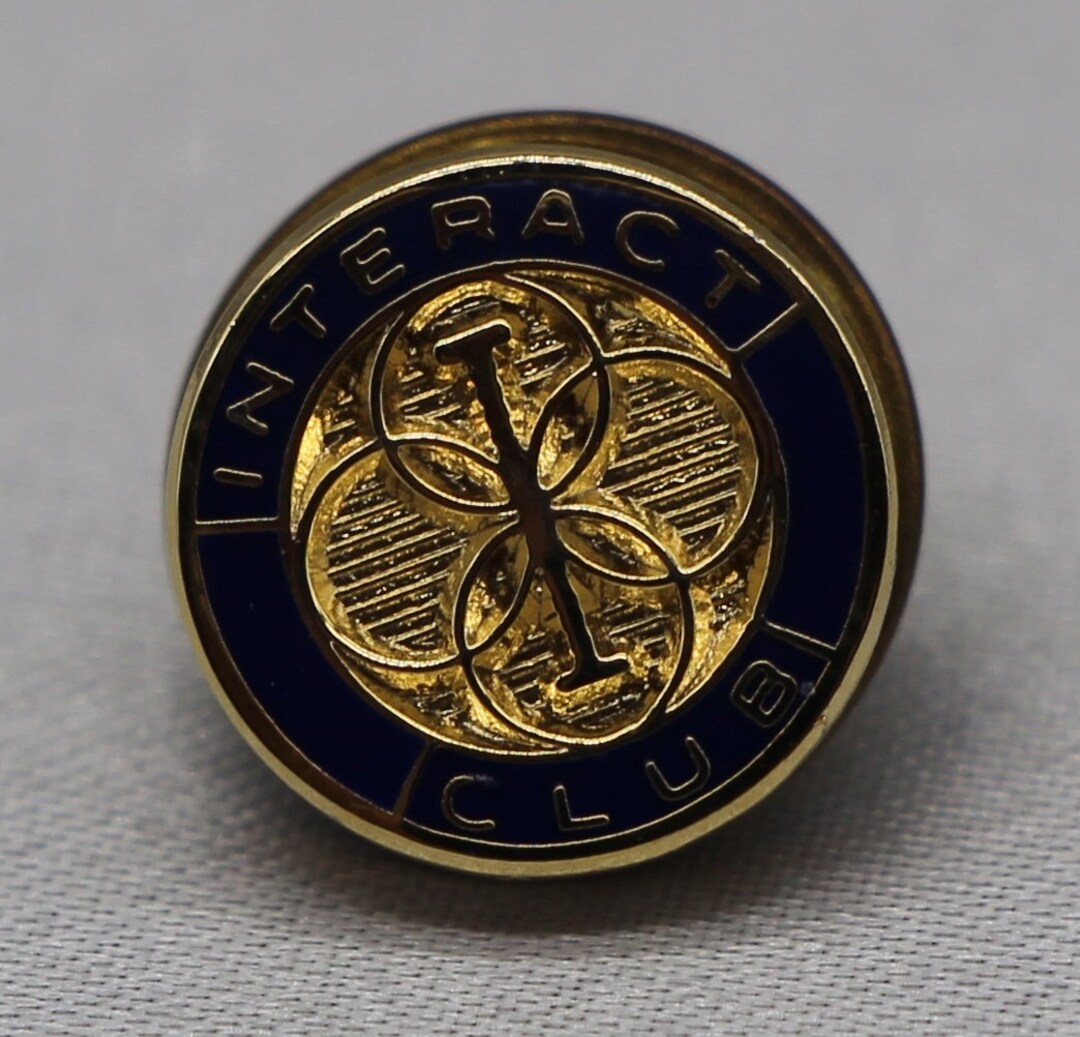 1970 Rotary High School - International Interact Club Pin - 10KGF - Etsy