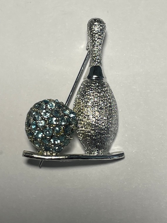 Vintage silver bowling pin - Gem