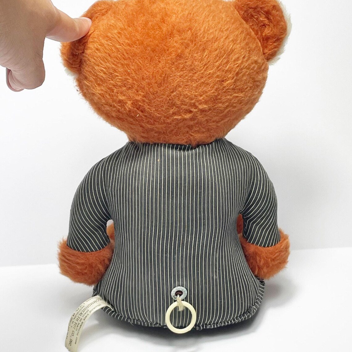 Vintage Commonwealth 1960s Pull String Talking Bear Toy Stuffed Animal ...