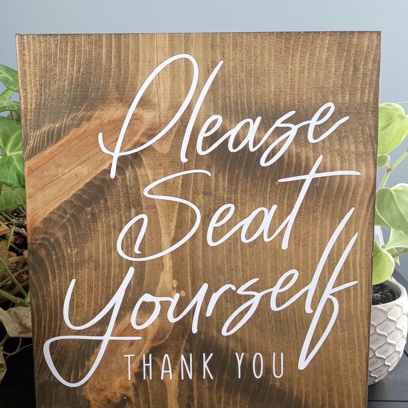 Welcome Please Seat Yourself - Etsy