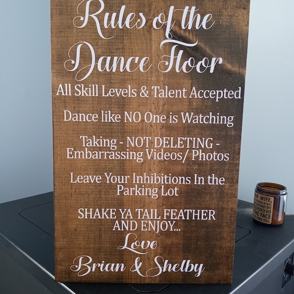 Dance Floor Sign - Etsy