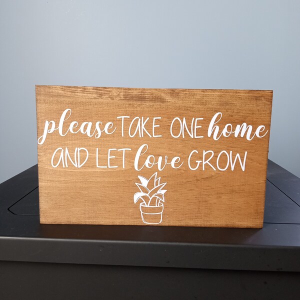 Let Love Grow Sign - Etsy