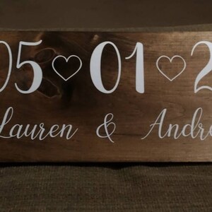 Engagement Sign. Rustic Wedding Date Sign, Engagement Photo Prop Sign ...