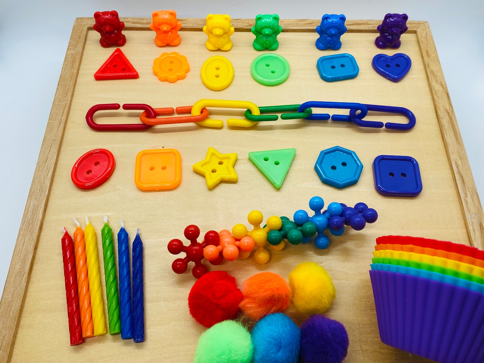 Color Sorting Sensory Bin Rainbow Colors Sensory Color - Etsy