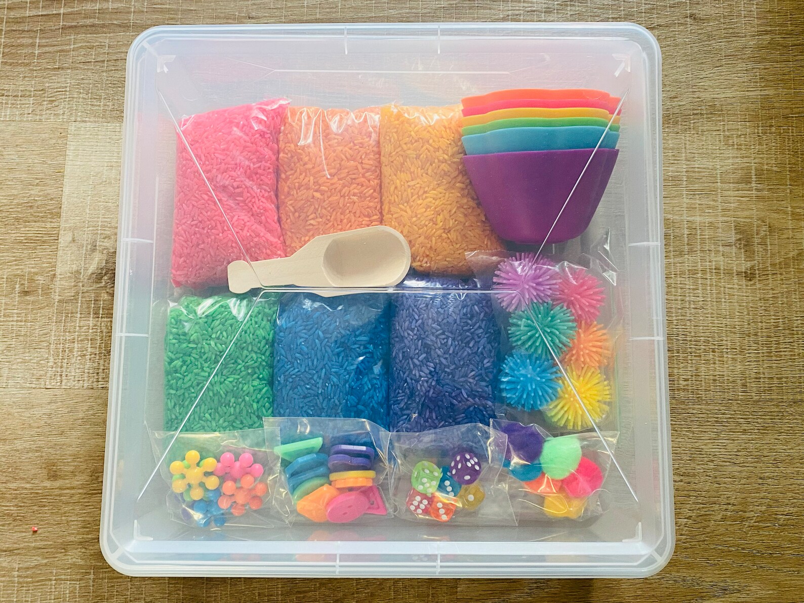 Color Sorting Sensory Bin Rainbow Colors Sensory Color - Etsy