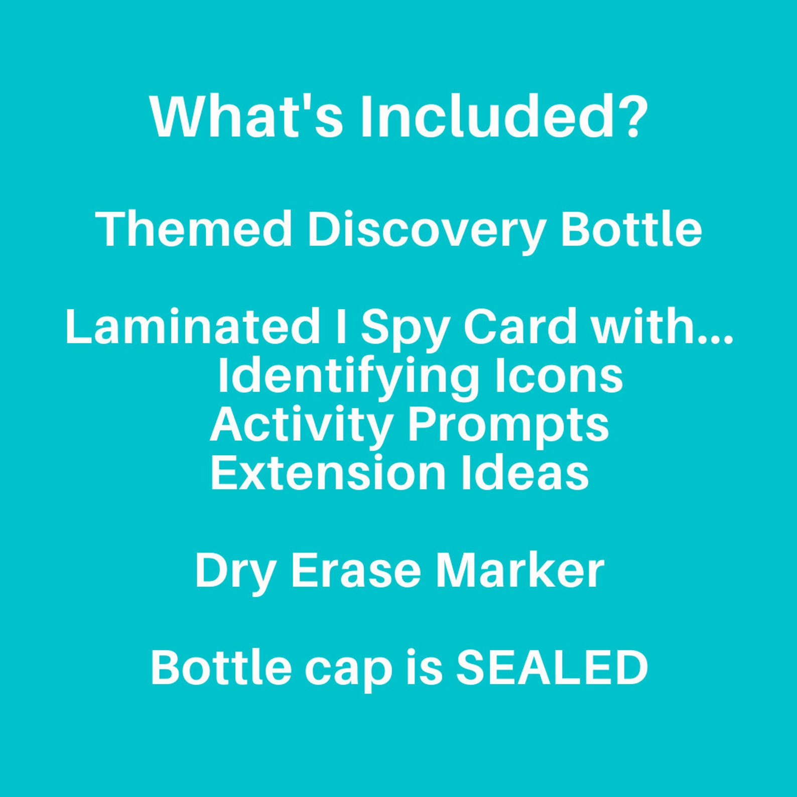 I Spy Sensory Bottle Rainbow Rice Sensory I Spy Bottle With Activity ...
