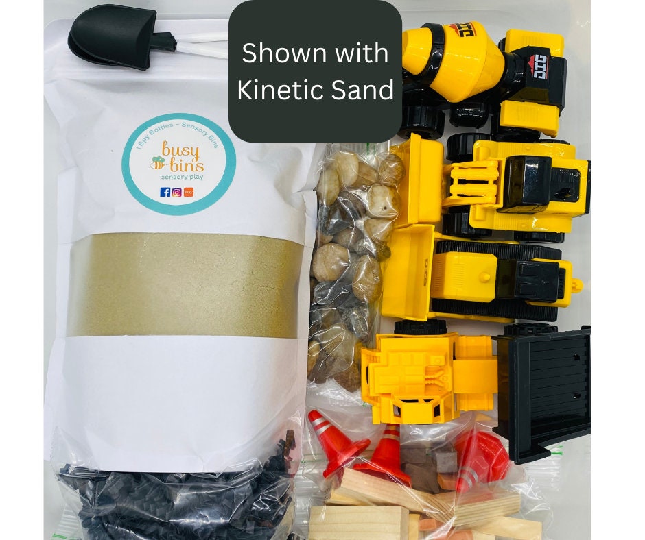 Construction Zone Sensory Bin Speech Therapy Kit OT - Etsy