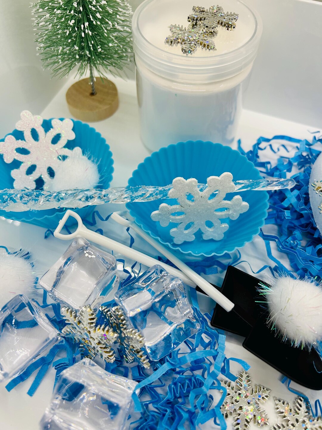 Snowman Sensory Bin, Build a Snowman Kit, Winter Sensory Kit, Winter ...