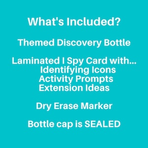 ABC Uppercase Letters Sensory Bottle | I Spy Letters | Preschool ...