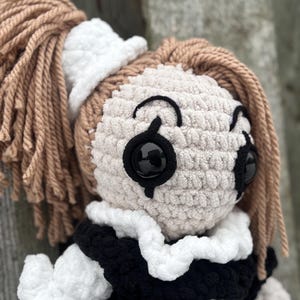 Terrifier Little Pale Girl Art the Clown Friend Handmade Crochet Creepy ...