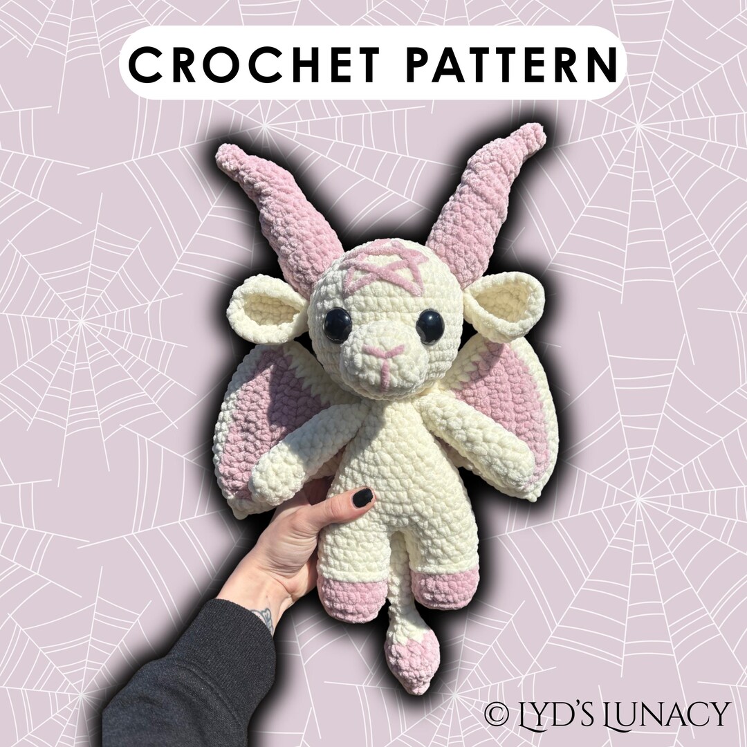 Base Baphomet Crochet Pattern PDF by Lyds Lunacy – Occult Amigurumi ...