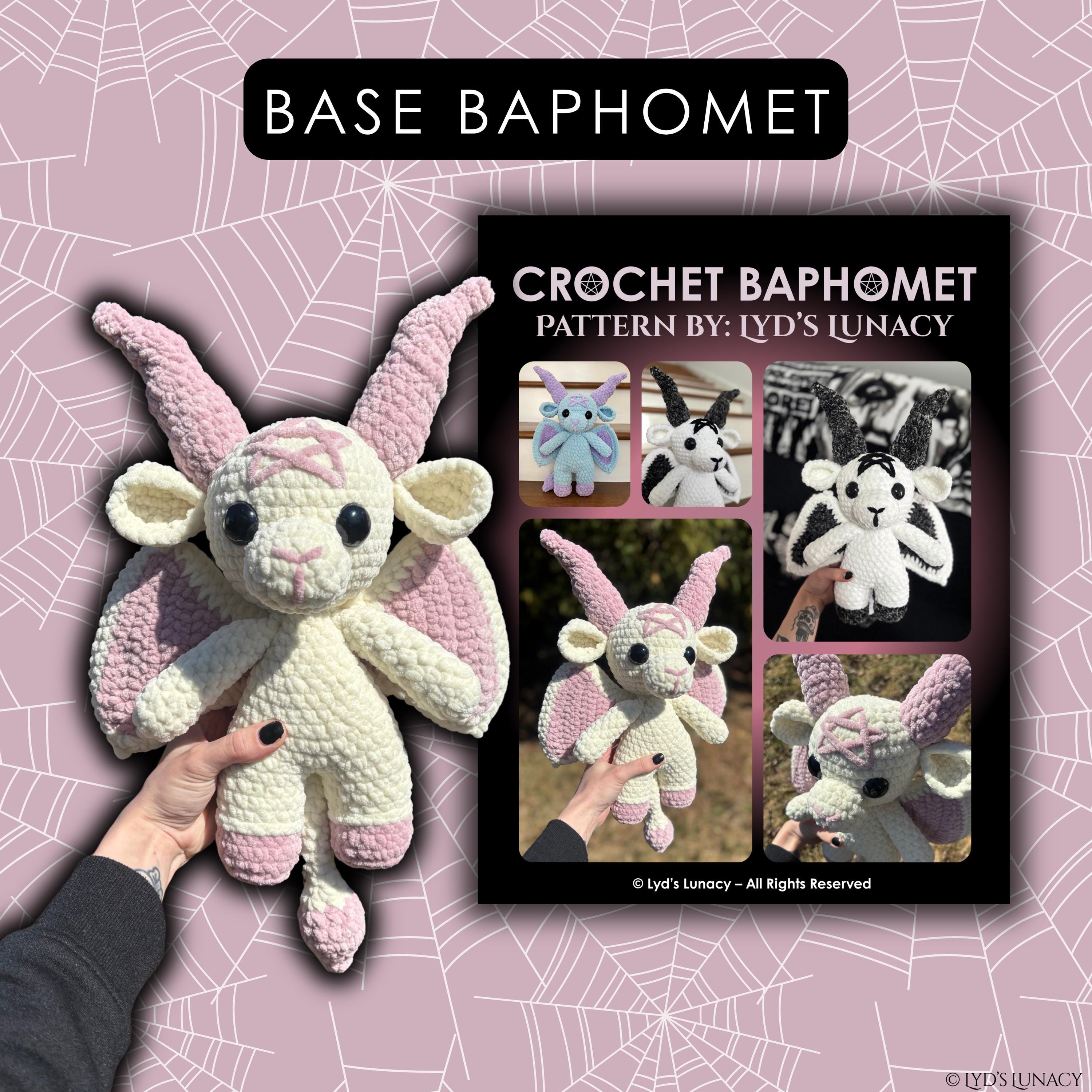 Baphomet Crochet Pattern Bundle: Occult Goat Amigurumi Plush (PDF ...