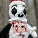 Art the Clown Santa Terrifier Horror Slashie Plushie Handmade Crochet ...