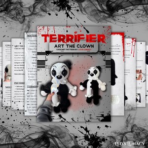 Art the Clown Crochet Pattern: Horror Movie Plush PDF Pattern | by Lyd ...