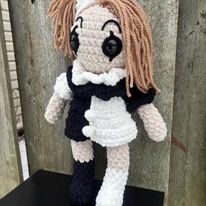 Terrifier Little Pale Girl Art the Clown Friend Handmade Crochet Creepy ...