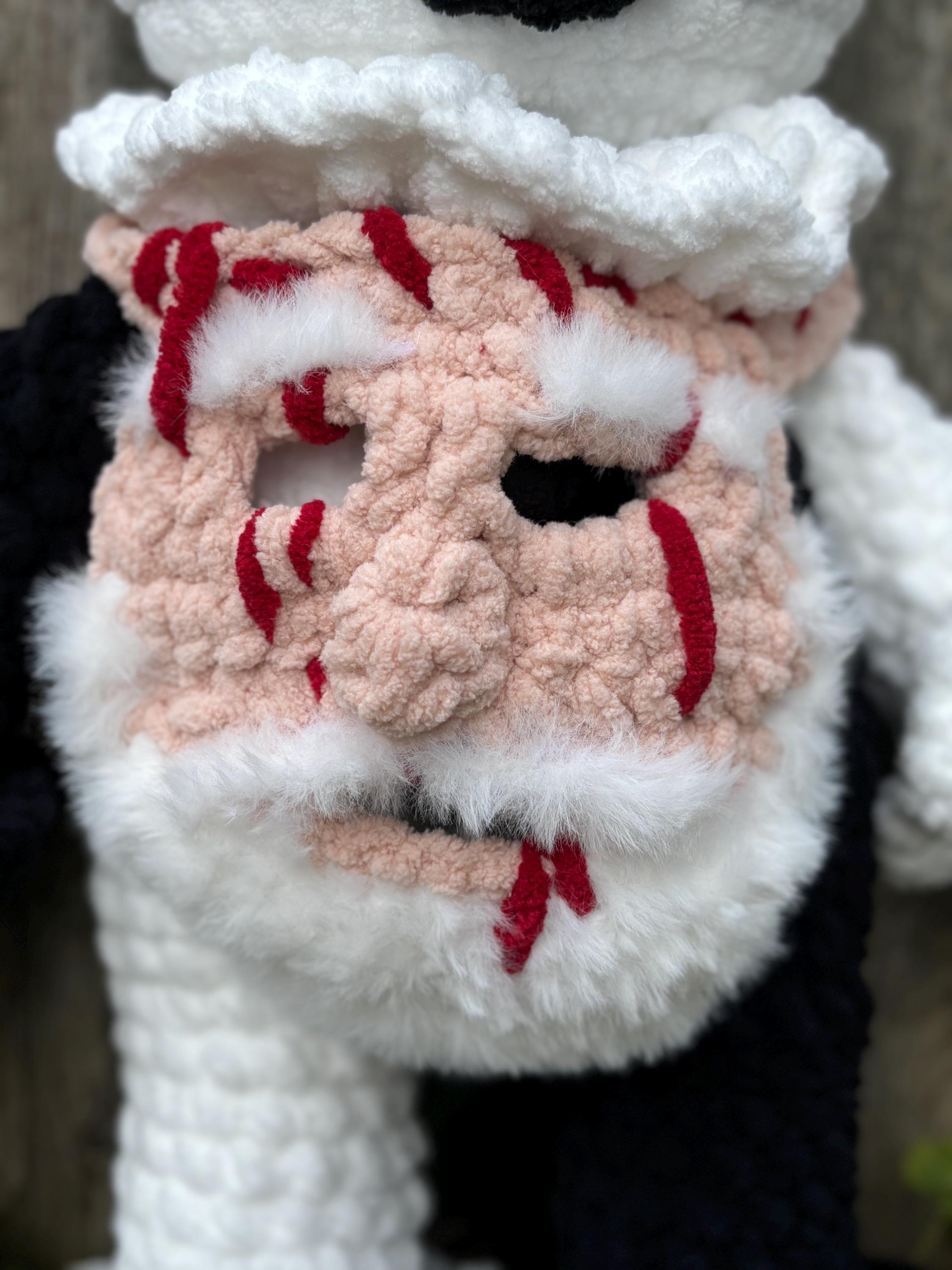 Art the Clown Santa Terrifier Horror Slashie Plushie Handmade Crochet ...