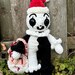 Art the Clown Santa Terrifier Horror Slashie Plushie Handmade Crochet ...