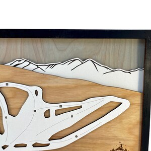 Badger Pass, Yosemite National Park, California- Ski Trail Map, 3D ...