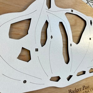 Badger Pass, Yosemite National Park, California- Ski Trail Map, 3D ...