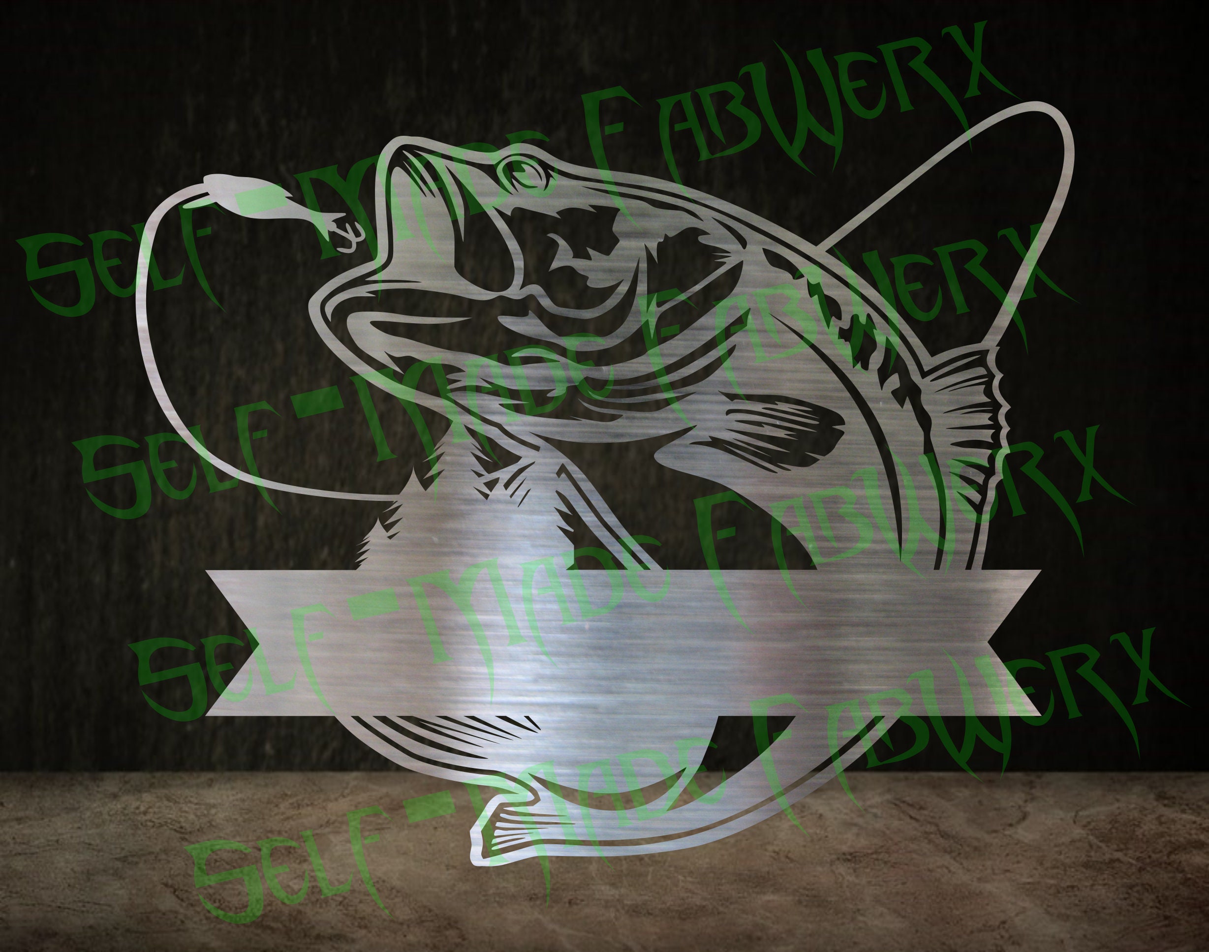 Large Mouth Bass Design SVG DXF PLASMA - Etsy