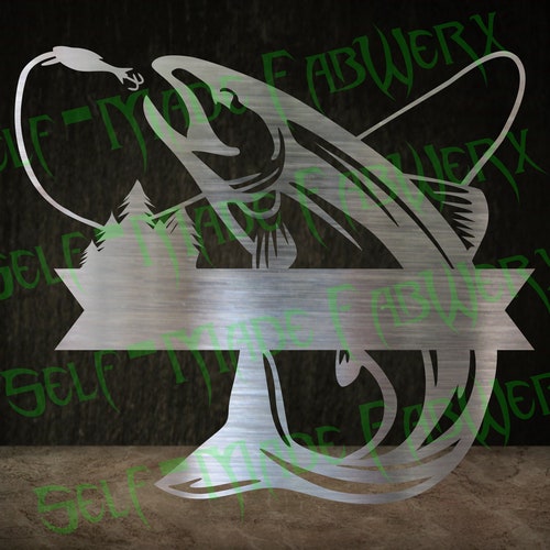 Salmon Design SVG DXF PLASMA - Etsy