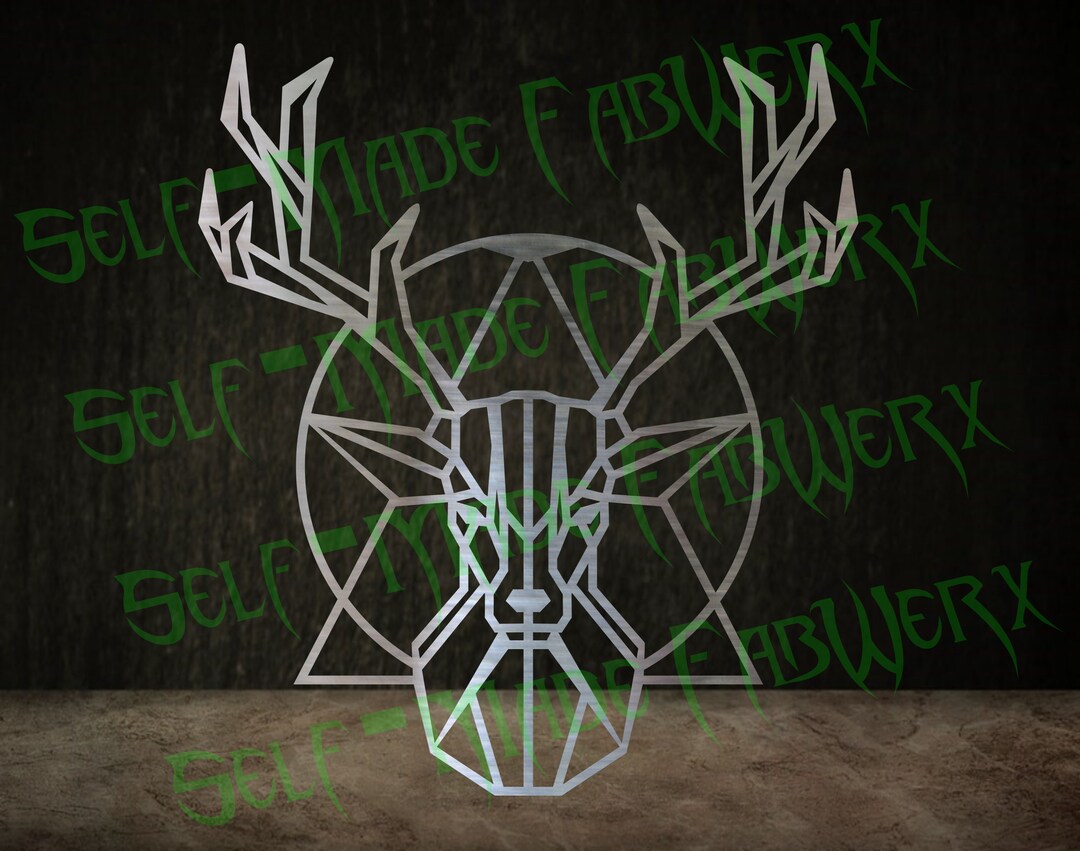 Deer Line Silhouette - DXF - SVG - Plasma - Etsy
