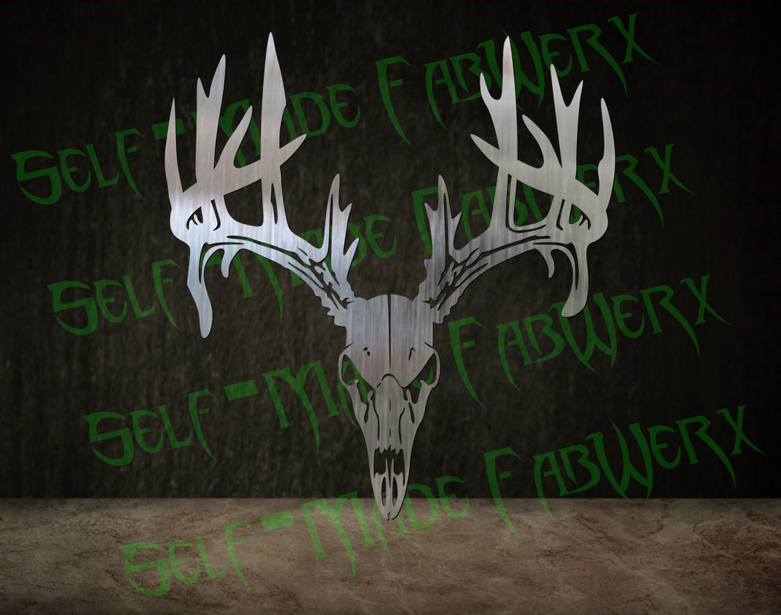 Deer Skull - DXF - SVG - Plasma - Etsy