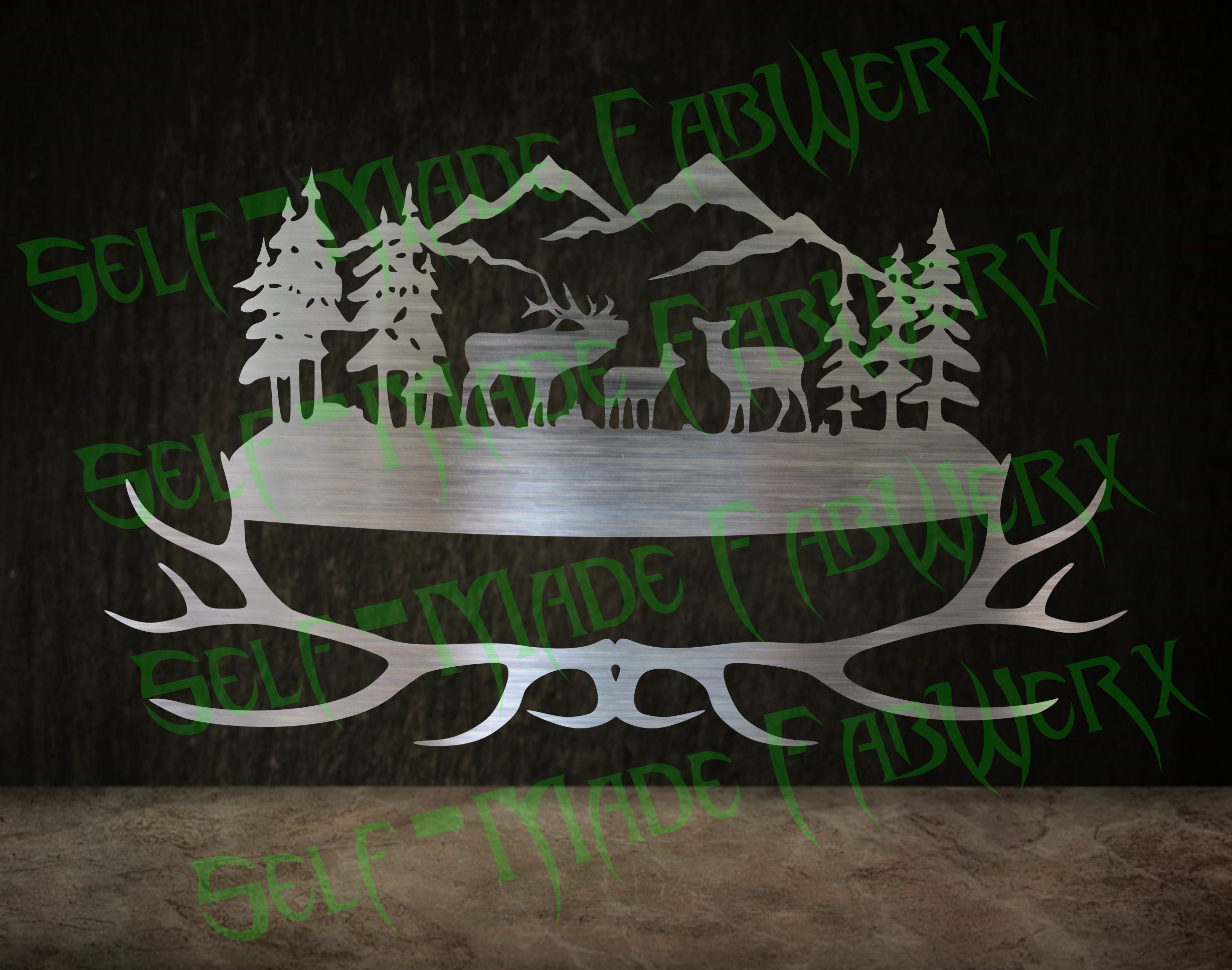 Elk Scene - SVG - DXF - Plasma - Etsy