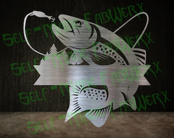 Speckled Trout Plasma SVG DXF CNC - Etsy