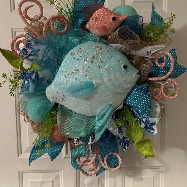 Fish Wreath - Etsy