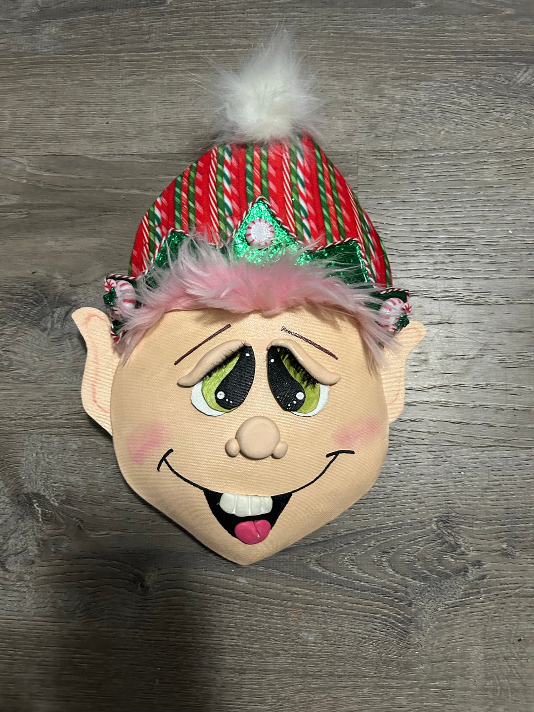 Elf Wreath Attachment Boy Elf Christmas - Etsy
