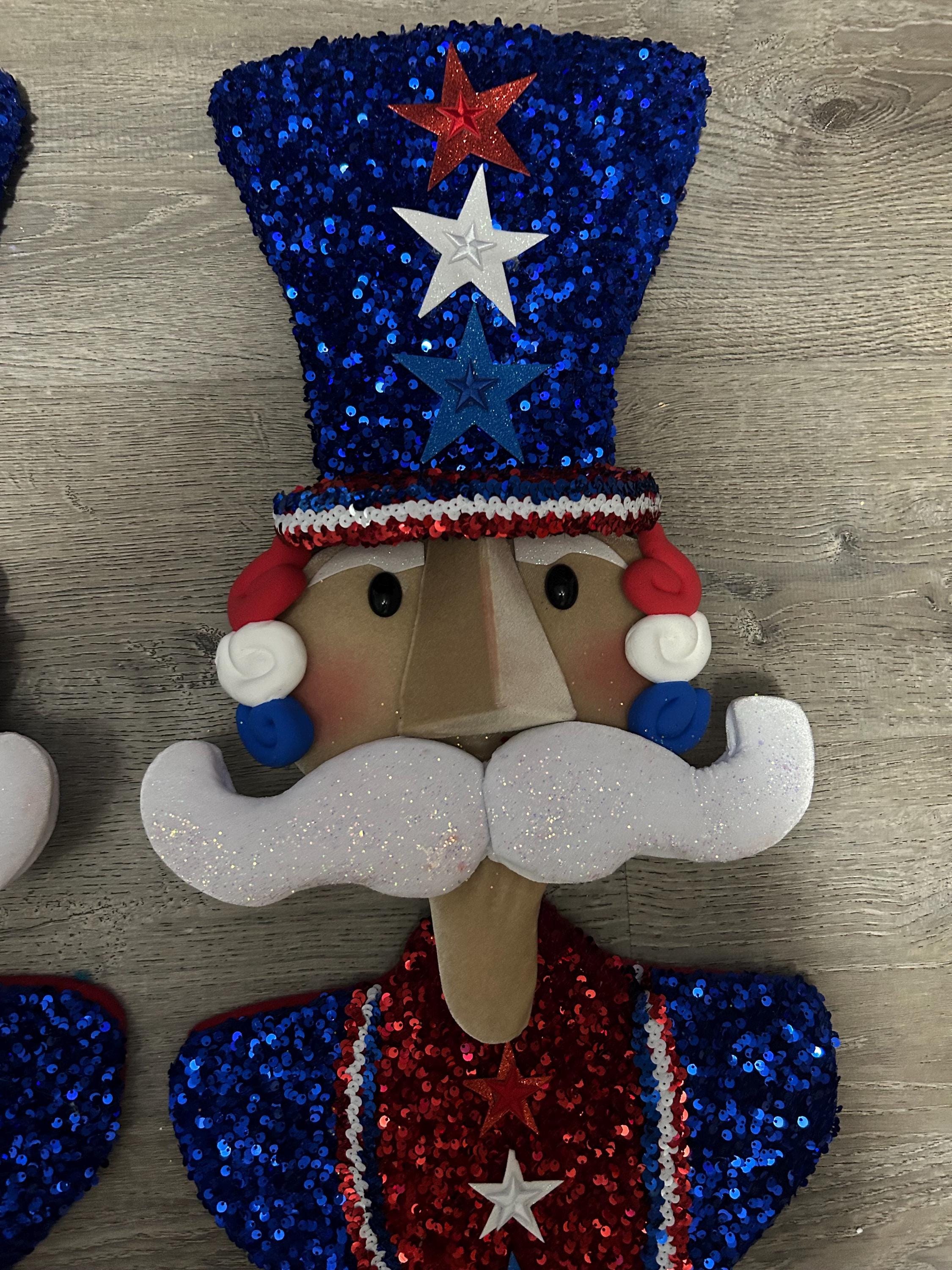PRE ORDER Patriotic Nutcracker Wreath Attachment - Etsy